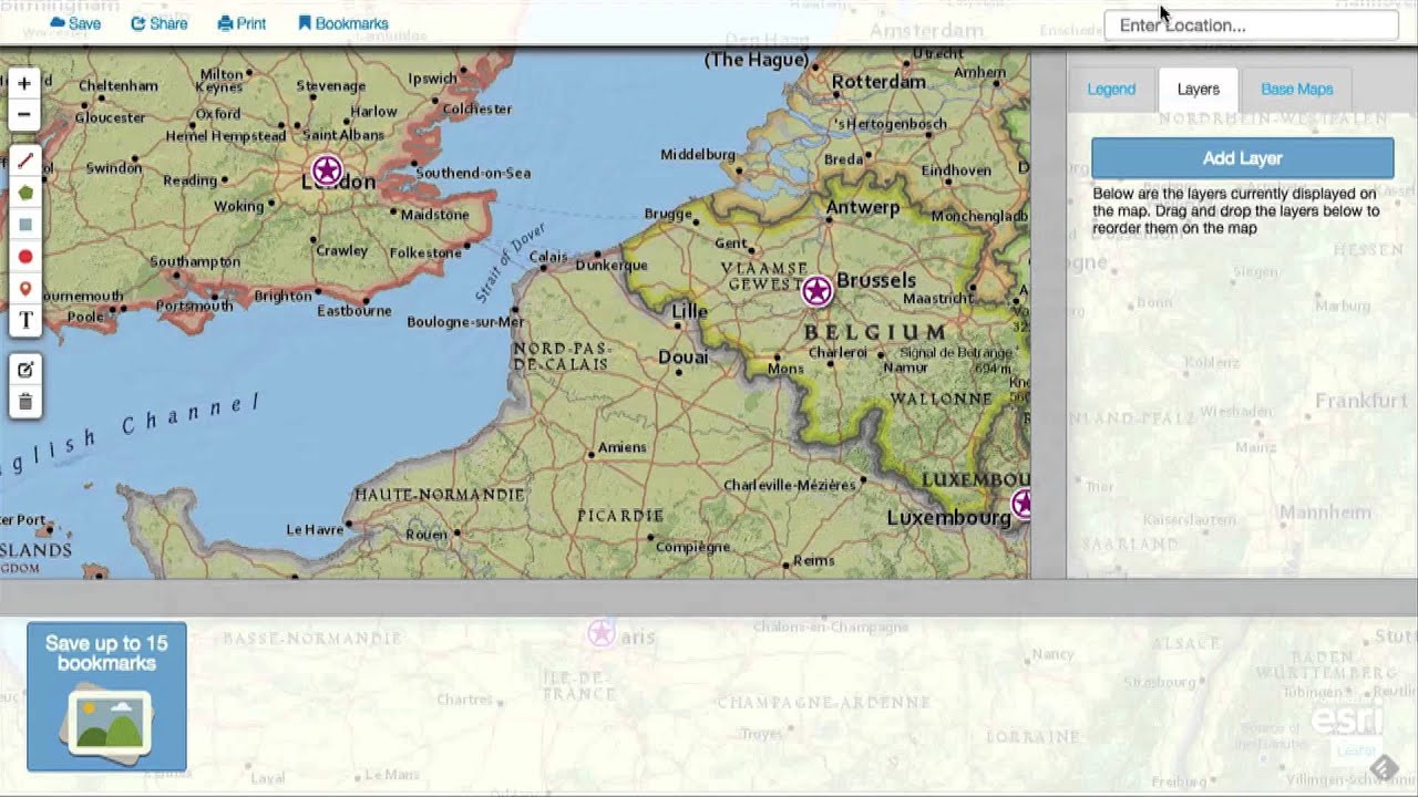 MapMaker Interactive Tutorial 6: Saving a Map