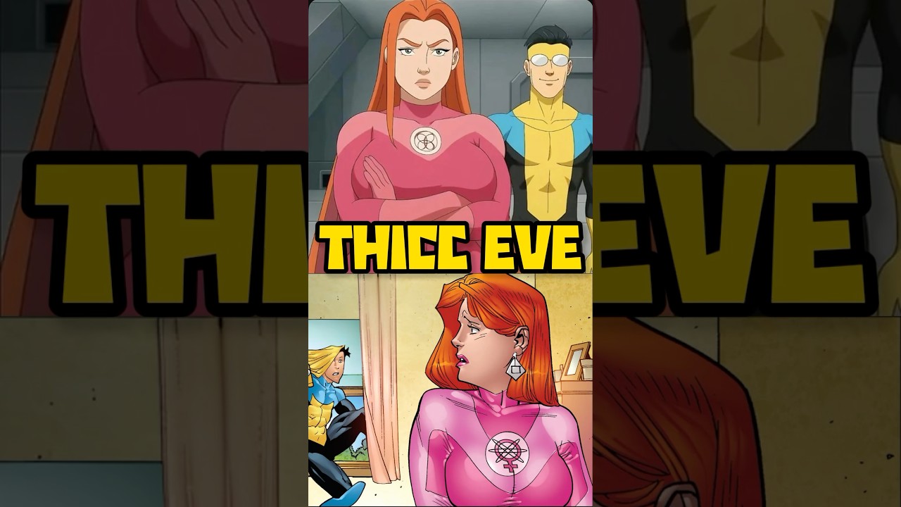 Why Does Atom Eve Look A Little Different? | Invincible Season 3 #invincible #comics #shorts