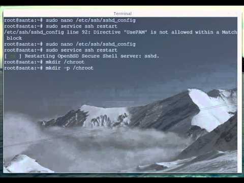 sftp server setup - part 1