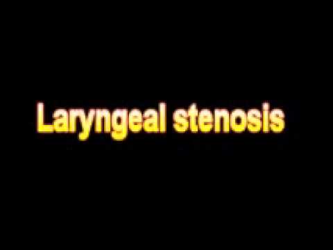 What Is The Definition Of Laryngeal stenosis - Medical Dictionary Free Online Terms