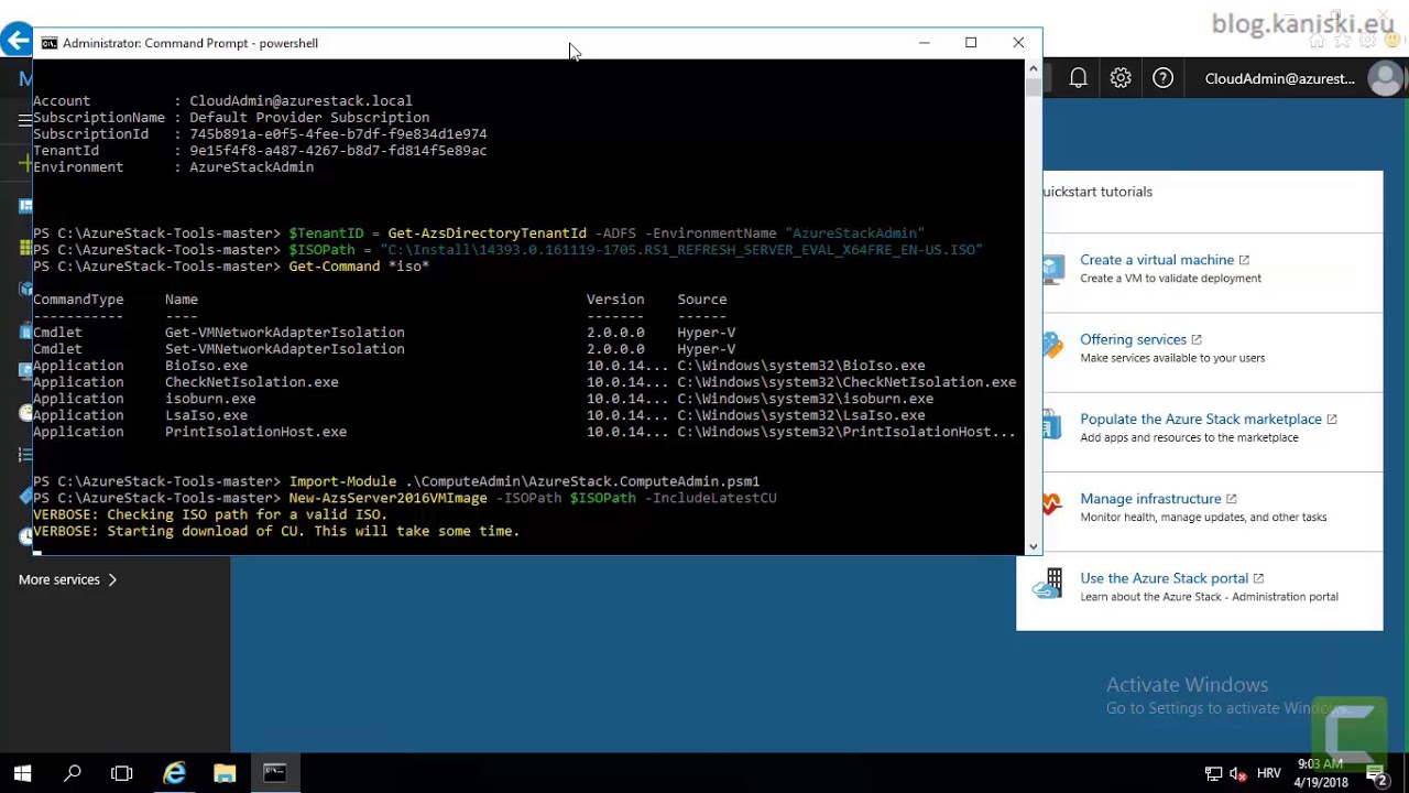 Microsoft Azure Stack (ASDK) - Adding Windows Server 2016