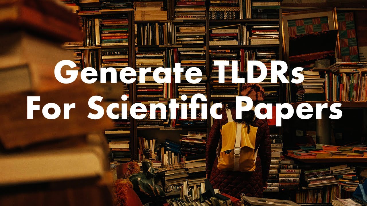 Too many papers to read? Try TLDR - Extreme Summarization of Scientific Documents