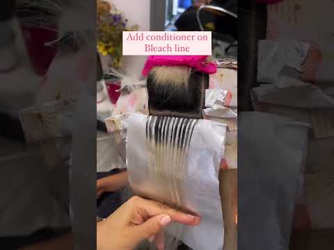 DO THIS to blend harsh lines with highlights and Demi permanent #hairtransformation #hairtutorial