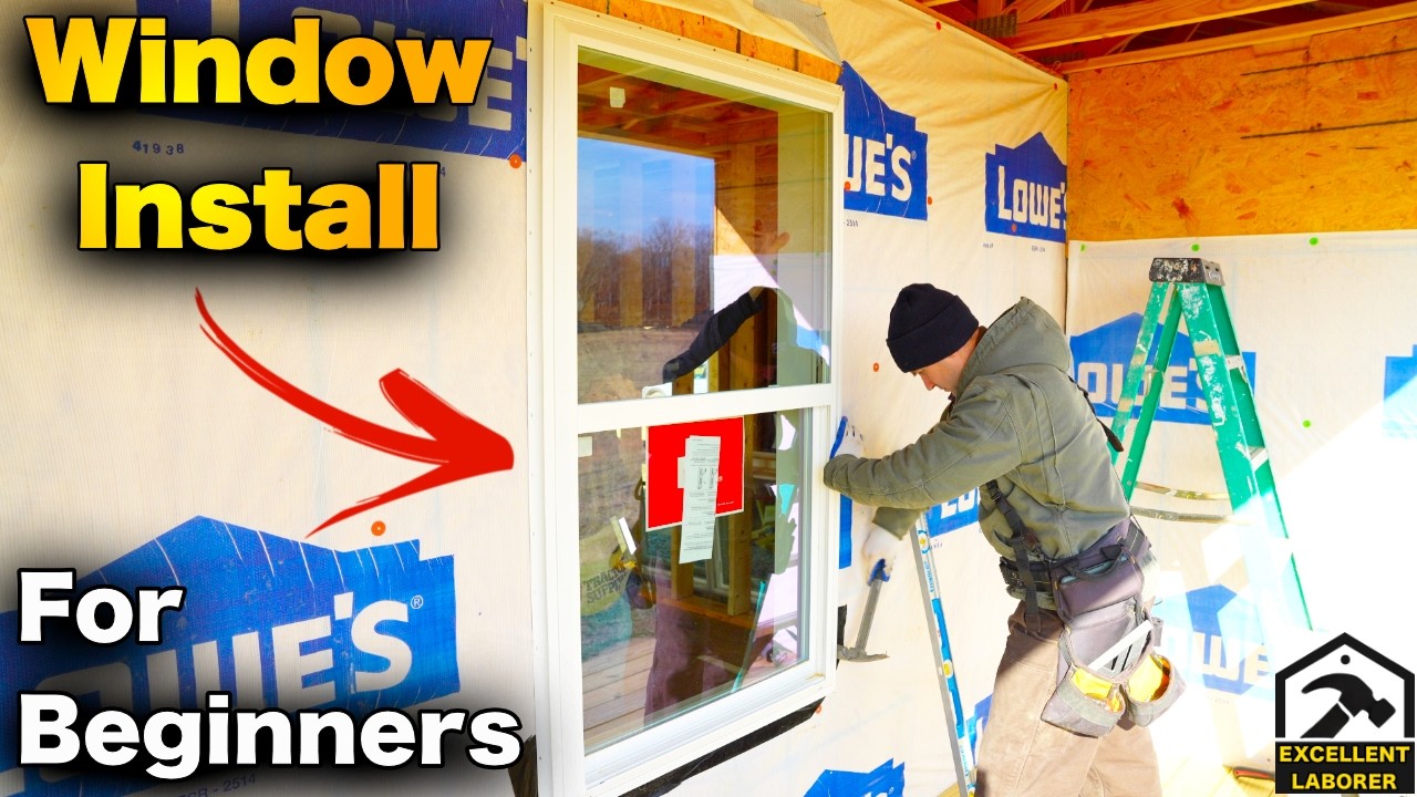 How to Install a Window | New Construction DIY FOR BEGINNERS!