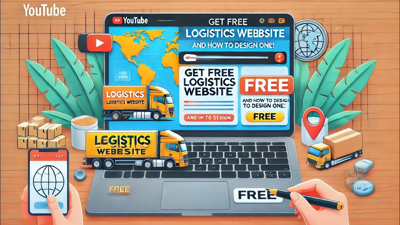 How to design a Courier logistics website with live tracking system