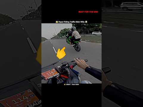 Hyper Riding traffic mein Billi 🤯🥶#shorts #motovlog #viral #ktm #hyperride #crash #reels #bikerider