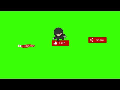 Green Screen Subscribe Button /like button free ✓ No Copyright / By Rohit Bhai ,