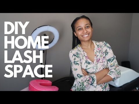How To Setup An At Home Lash Studio