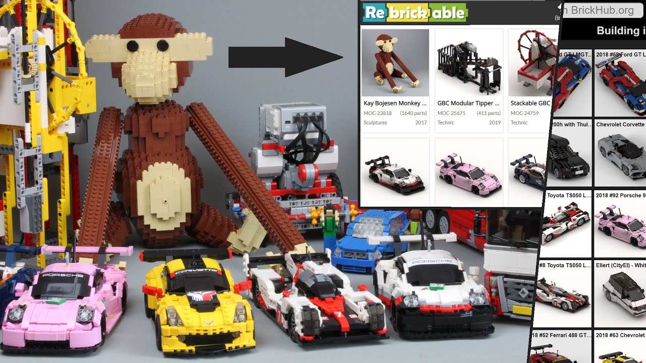 How to get parts for your LEGO models using Brickhub, Bricklink and Rebrickable