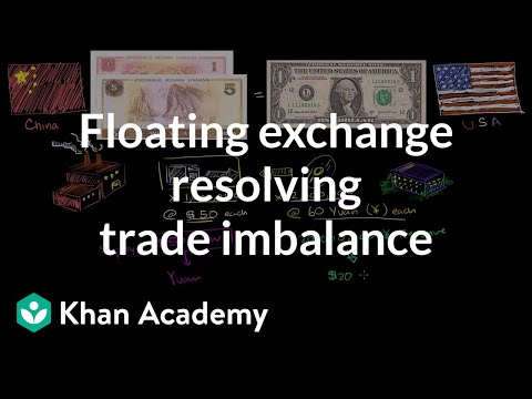 Floating exchange resolving trade imbalance Video Lecture - Economics