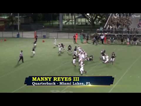 Manny Reyes - Goleman Quarterback - Highlights | Sports Stars of Tomorrow