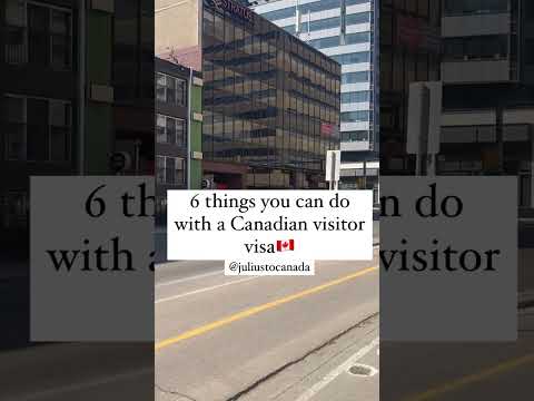 Things you should do with a Canadian Visitor Visa π¨π¦ ||Canadian Visitor visa || Must Watch..
