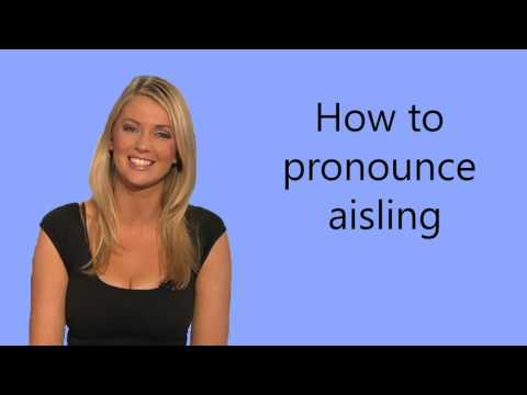 How to pronounce aisling