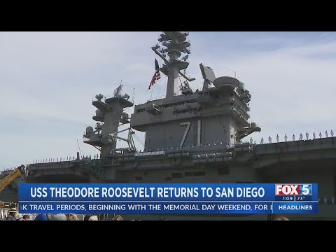 USS Theodore Roosevelt Returns To San Diego