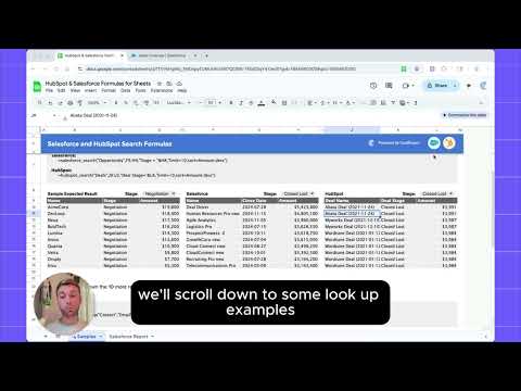 HubSpot & Salesforce Formula Imports: It's Like an MCP Server for Google Sheets