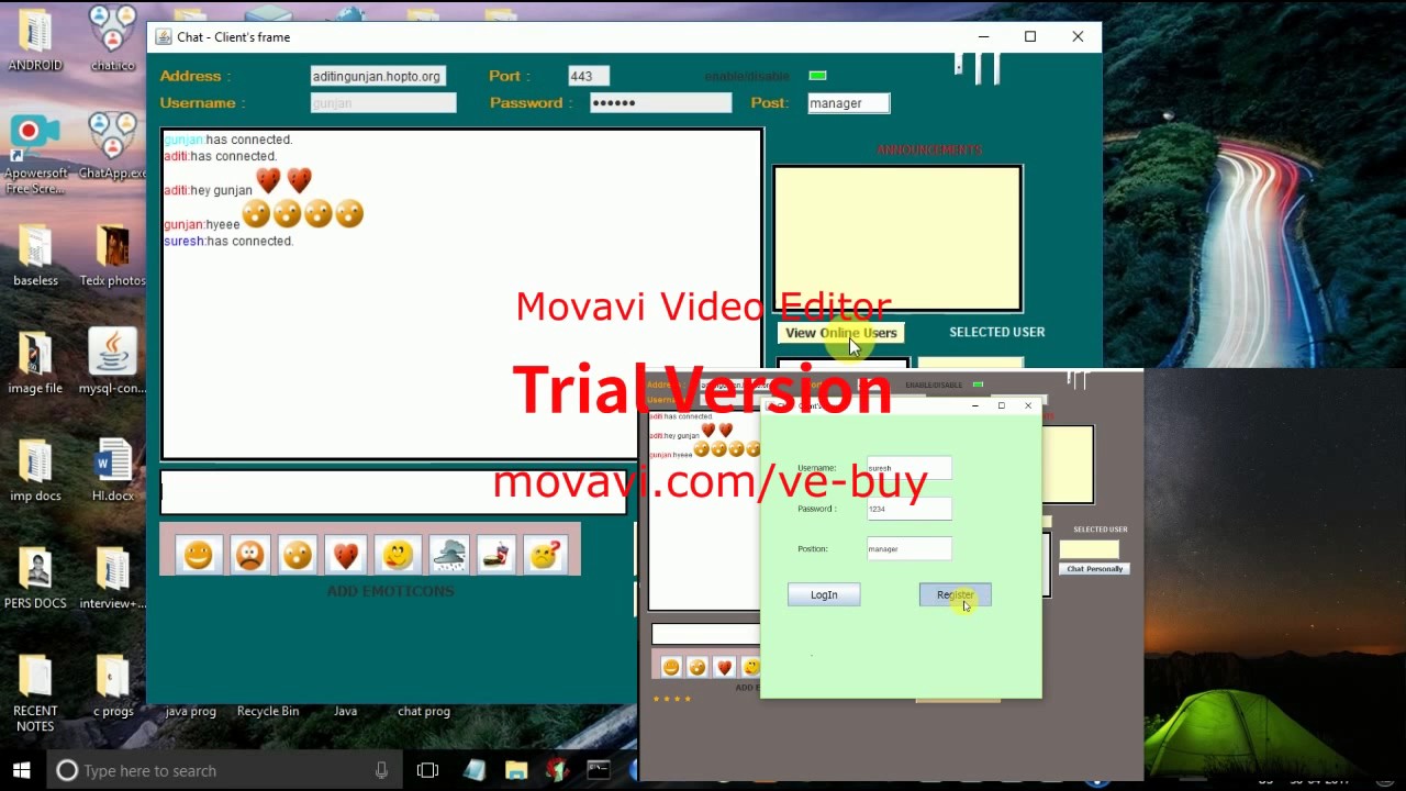 Global Chat Application in java using socket programming (code in description)