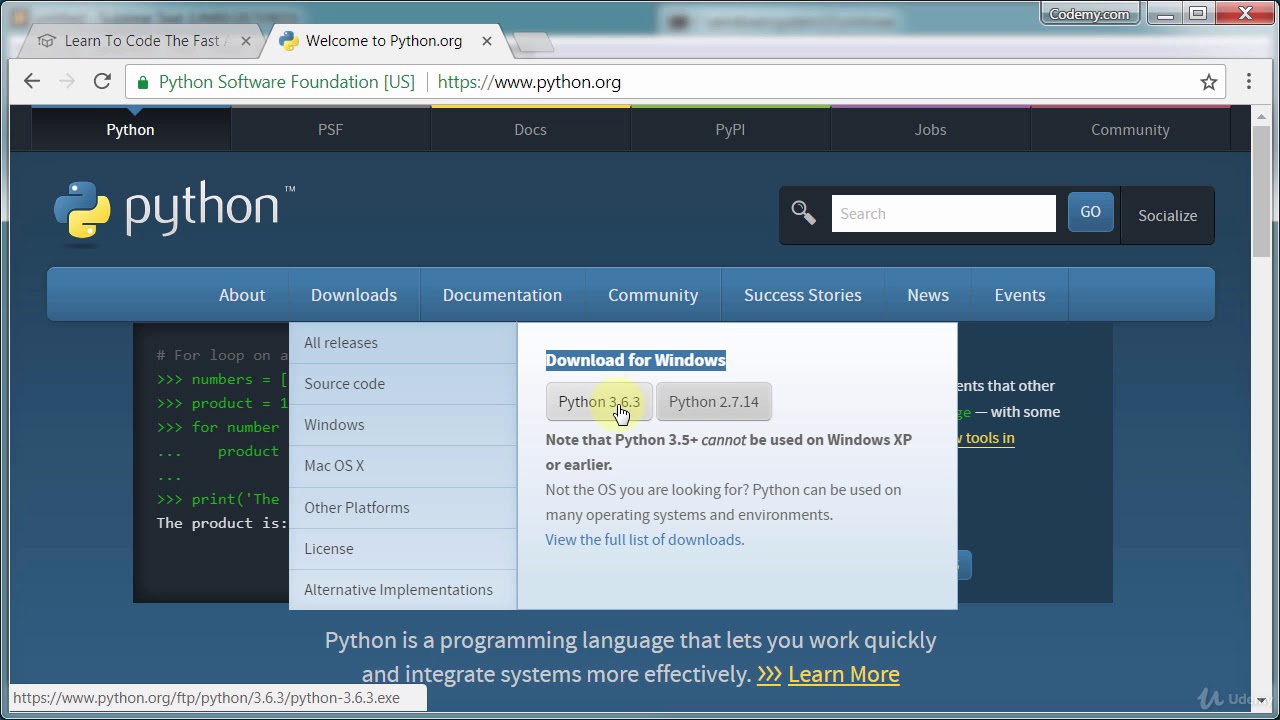 Python and PHP Programming Bundle : Installing Python