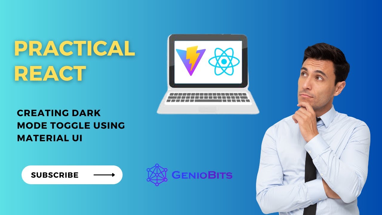 Creating Dark Mode Toggle Using Material UI | Practical React