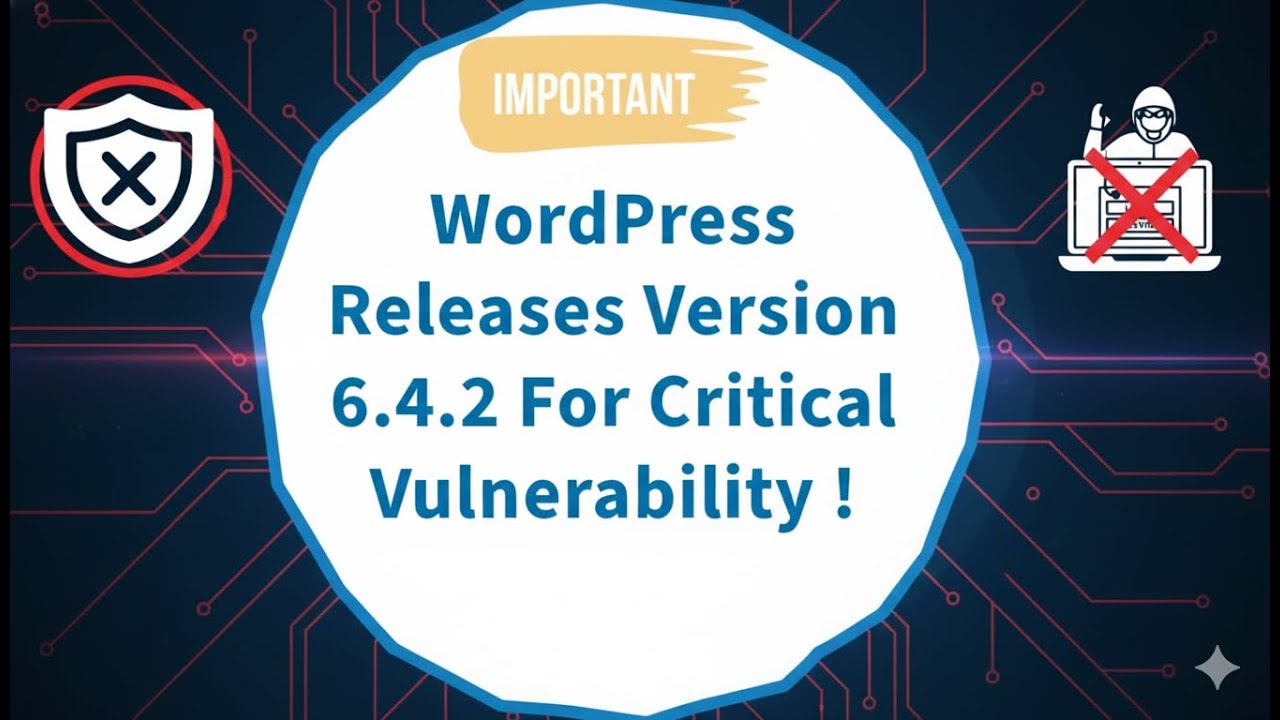WordPress Releases Version 6.4.2 For Critical Vulnerability !
