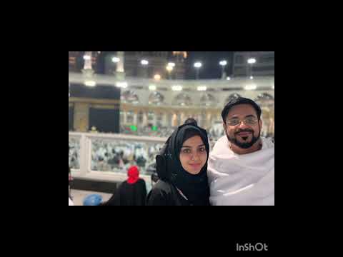 Amir liaquat with second wife performing Umrah 🕋 #religion #shortvideos ❤️