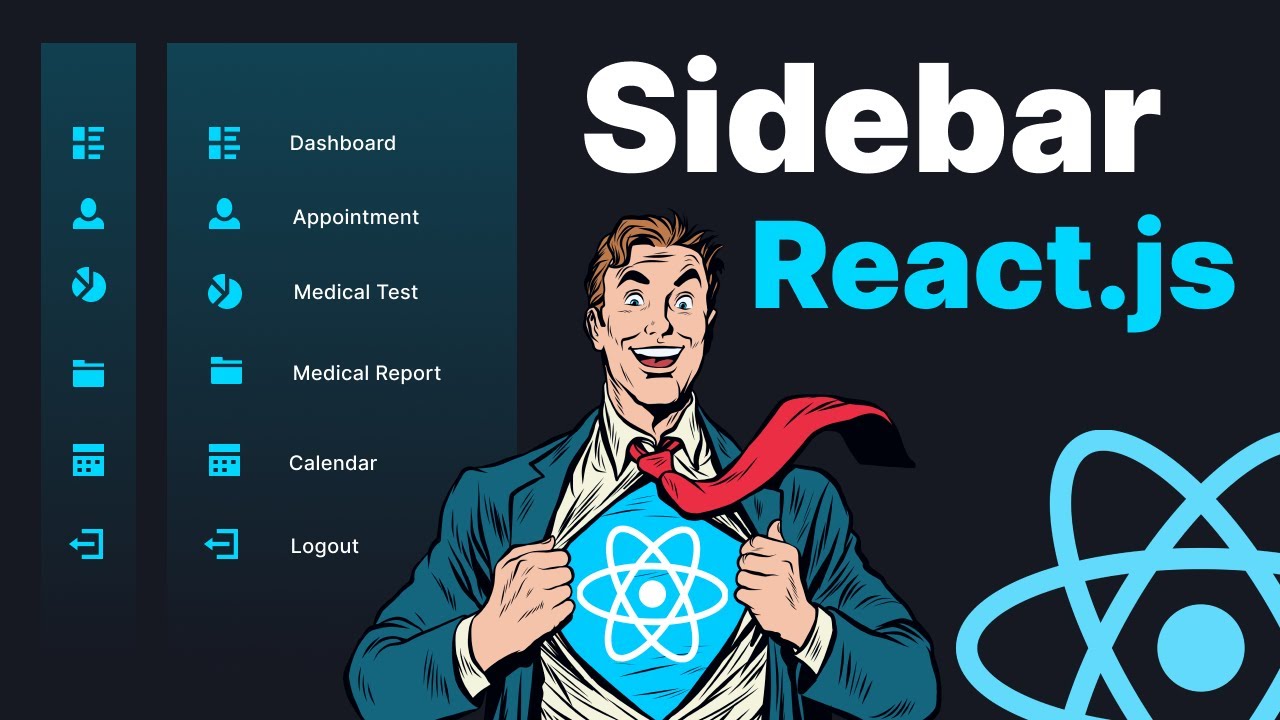 Dev Promote  |  React Sidebar Menu Tutorial -  Beginner Navigation