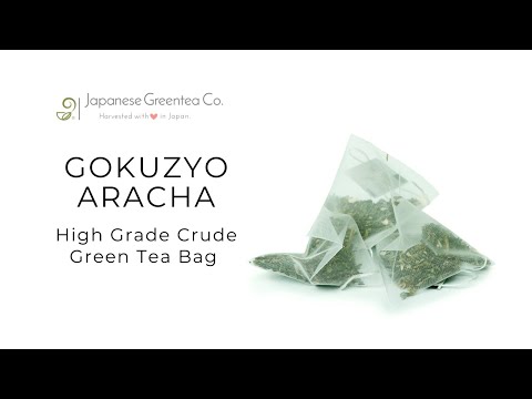 Gokuzyo Aracha - High Grade Crude Green Tea Bag - Deep Steamed Sencha Tea