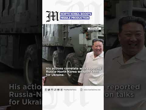 Kim boosts missile production ahead of US-South Korea drills