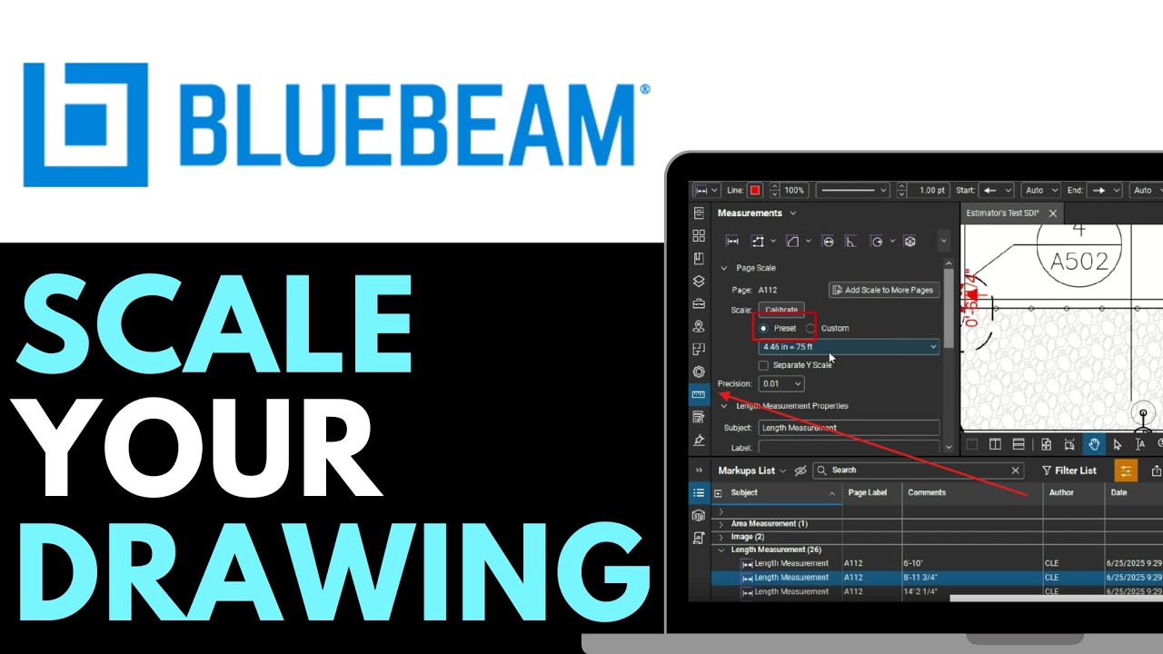 How to Scale Drawing in Bluebeam 2025 (Step-by-Step)