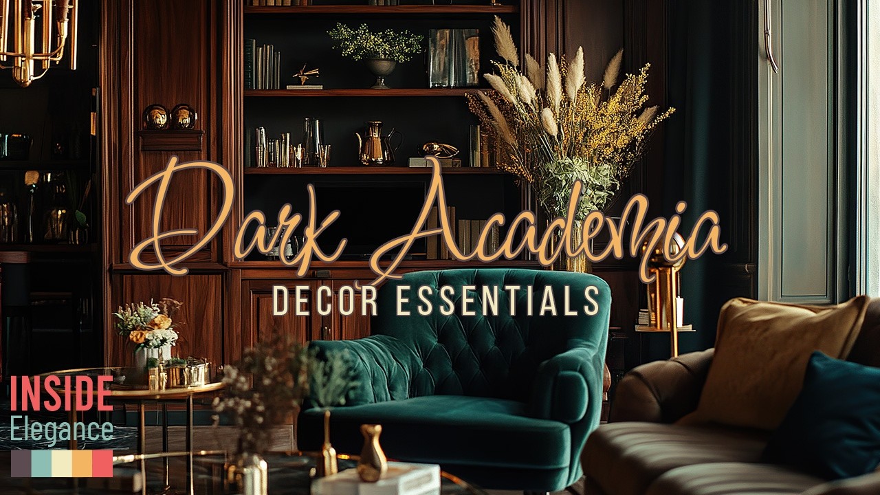Dark Academia Decor Essentials: Transform Your Home with Classic Elegance