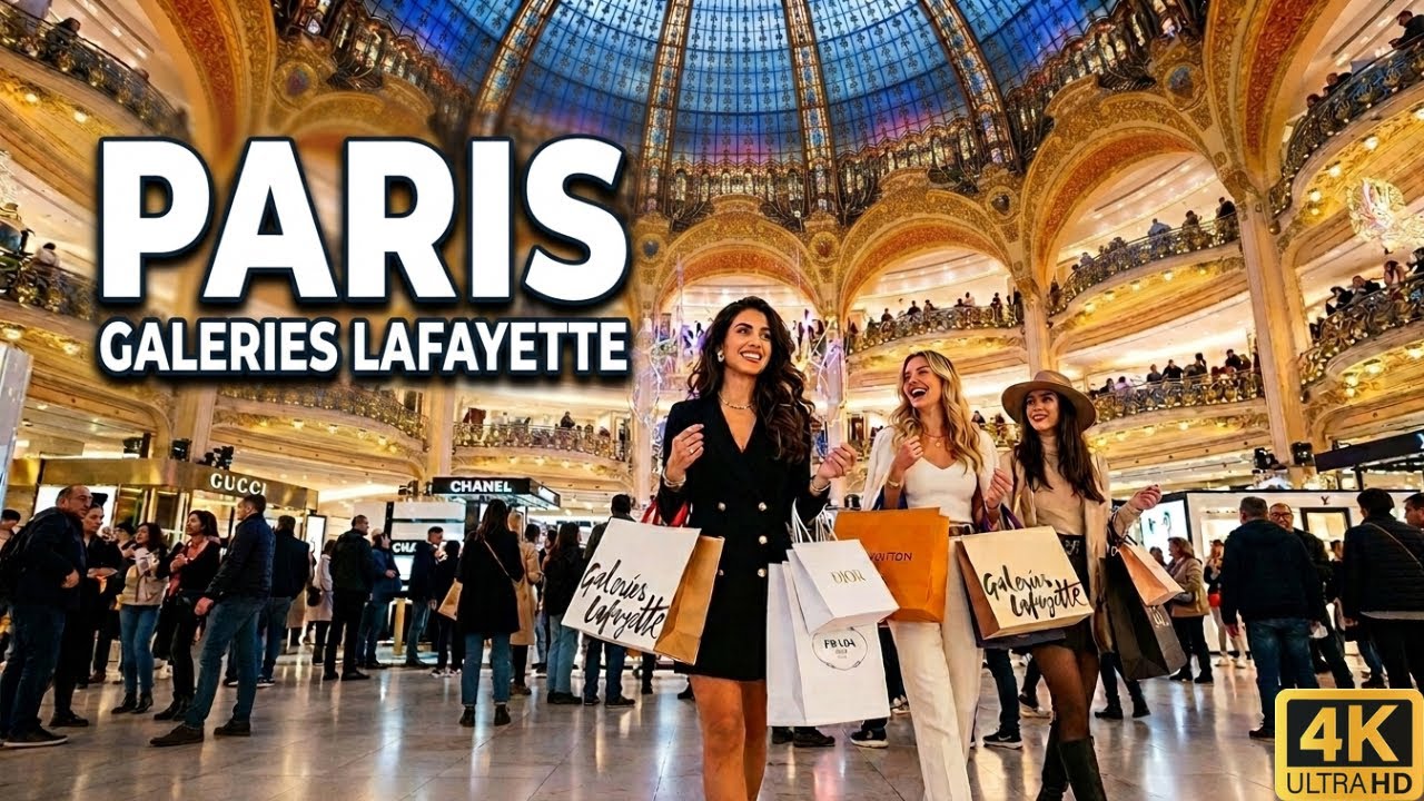 Inside Galeries Lafayette Paris: The Most Beautiful (and Crowded) Shopping Mall in the World!