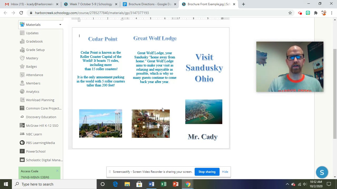 Computer 2 Brochure Set Up