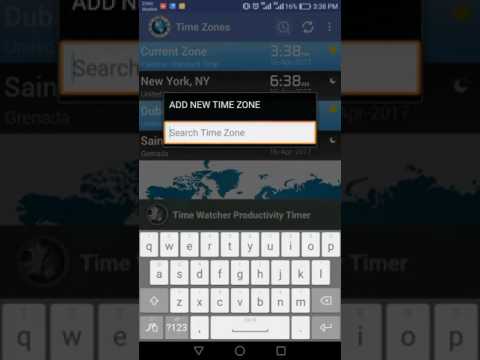 Time Zone Converter Android Application