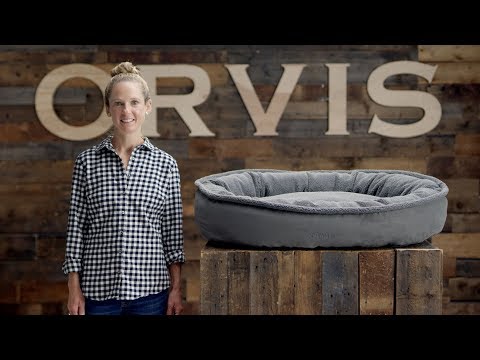 ORVIS - ComfortFill Wraparound Dog Bed with Fleece