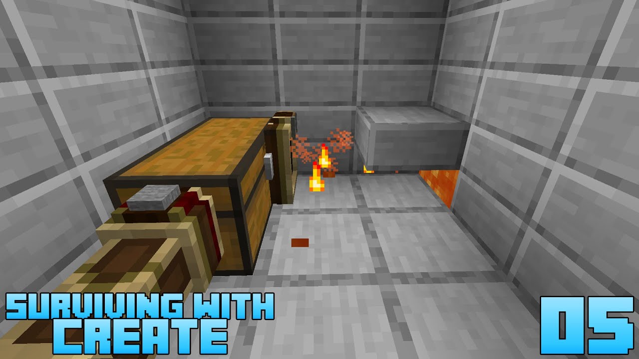 Surviving With Create :: E05 - Automated Ore Processing