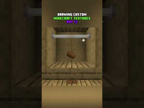 [DAY 13] Making Minecraft Textures (Bread) #minecraft
