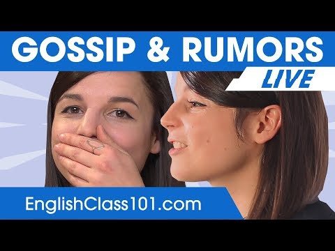 Gossip & Rumors Words and Phrases - Learn English