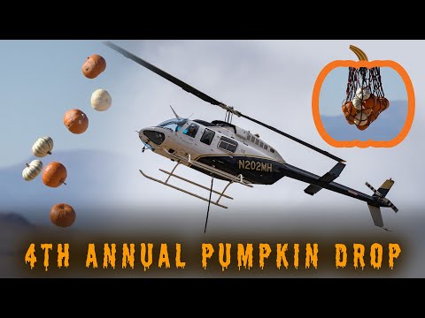 Dropping Pumpkins from a Helicopter 🚁🎃