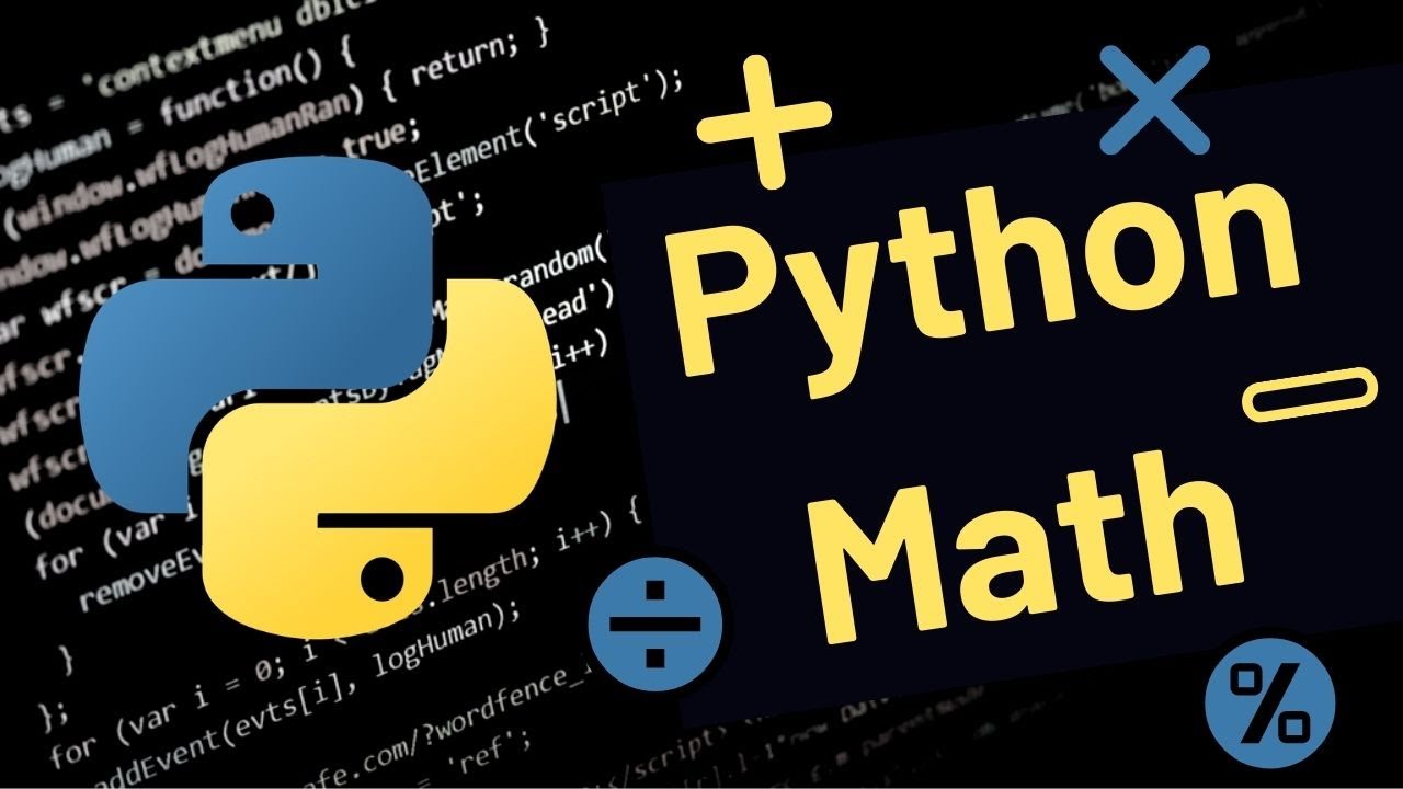 Python Math Functions | Import Math Functions | Python Mathematics