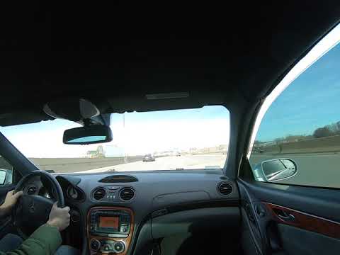 2004 MERCEDES BENZ SL55 AMG SUPERCHARGED V8 W/MICROPHONE MOUNTED IN REAR NEAR EXHAUST DRIVING VIDEO