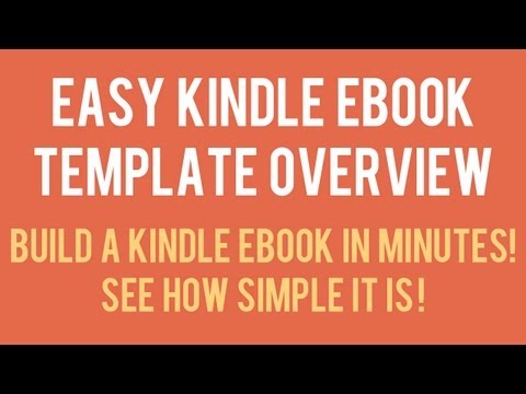 MS Word EBook Template For Amazon Kindle | Microsoft Word, Open Office Tutorial Overview