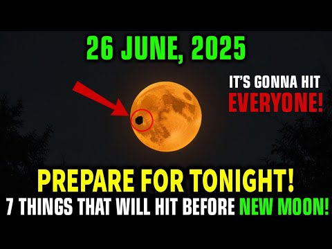 This MUST Reach You BEFORE Tomorrow! 7 Symptoms You’ll Feel BEFORE the NEW MOON! 25 June