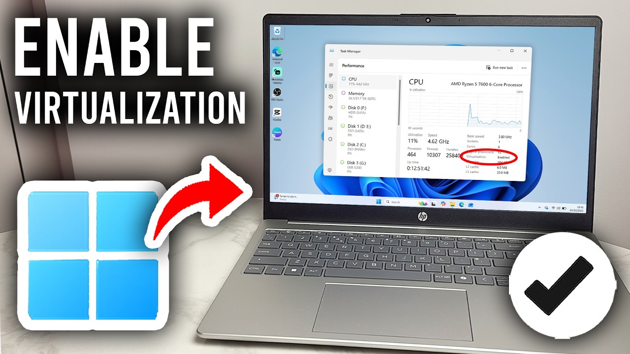 How To Enable Virtualization  In Windows 11/10 - Step By Step