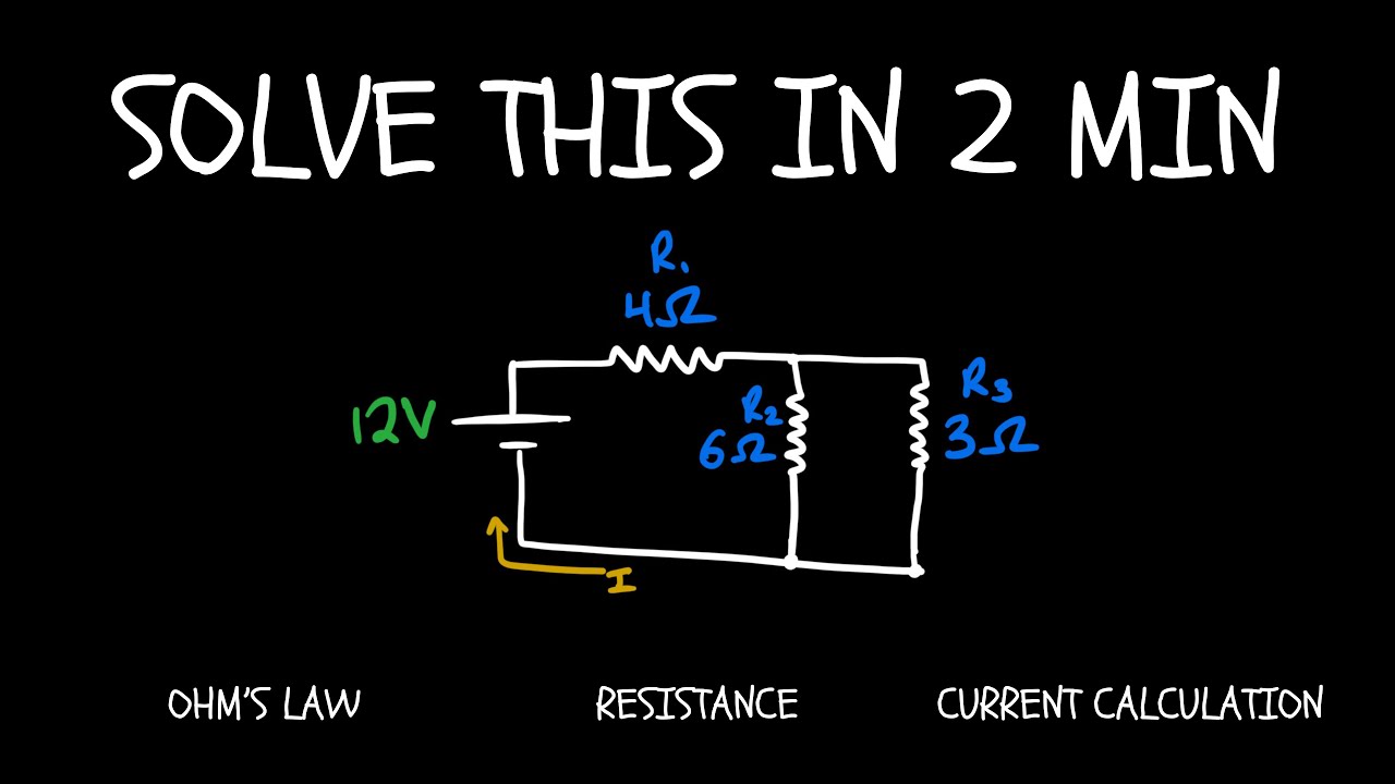 How to Find Voltage in a Combination Circuit | Easy Series and Parallel Resistor Example