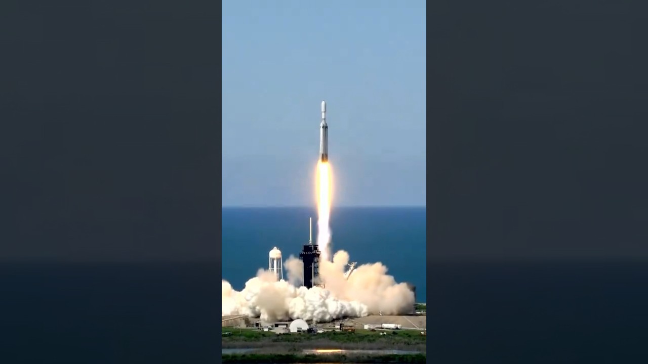 LIFTOFF! SpaceX Falcon Heavy with NOAA GOES-U