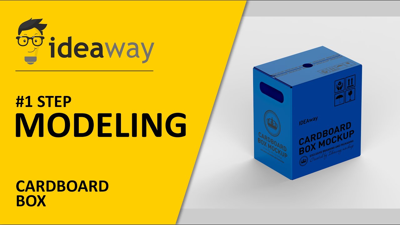 Cardboard Box Modeling and render