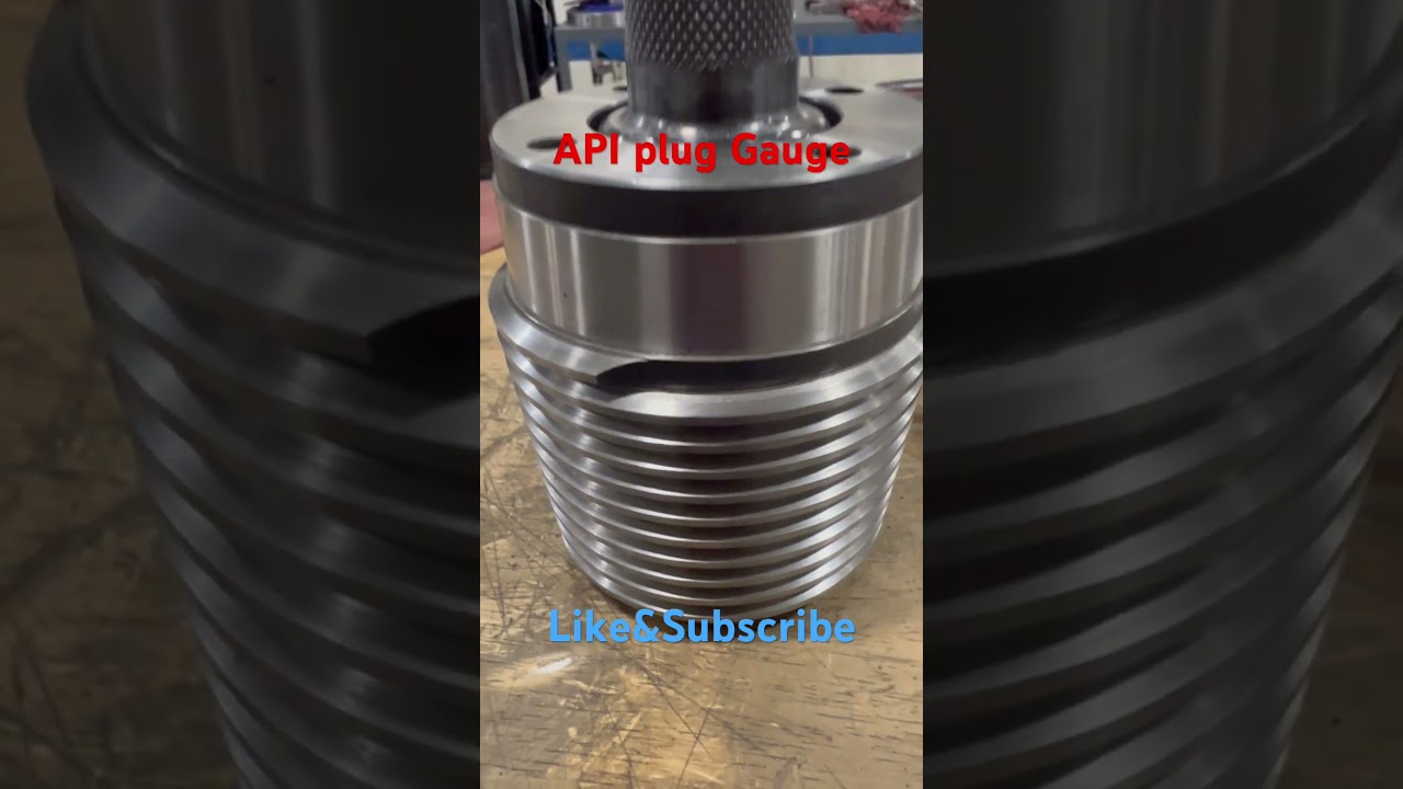 NC38 API Plug Gauge #machine #cncmachine #fyp #youtube #api