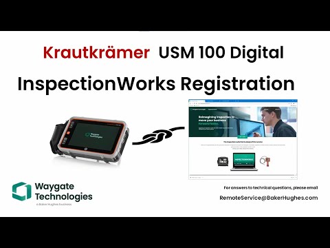 Waygate Technologies | USM 100 Digital Register with InspectionWorks