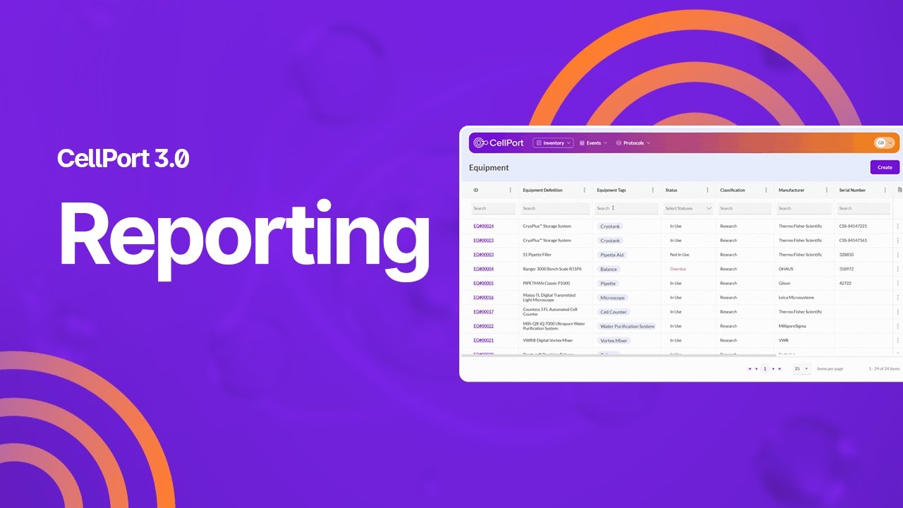 CellPort 3.0 - Reporting