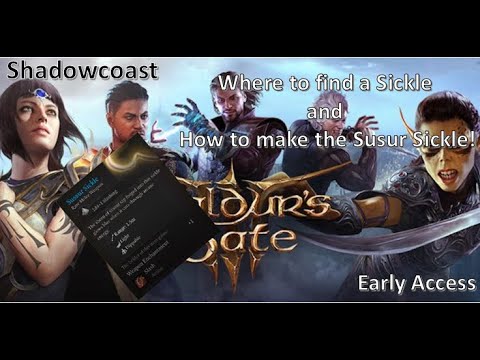 Where to find a Sickle and how to make the Sussur Sickle for the Masterwork Weapon Quest!