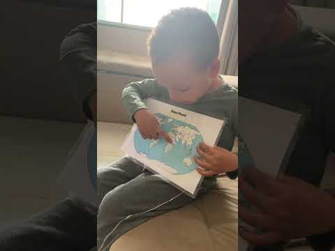 Continentes - Mapa mundi (Zack- 5 anos)